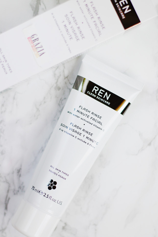 REN Flash Rinse 1-minute facial – THIRTEEN THOUGHTS