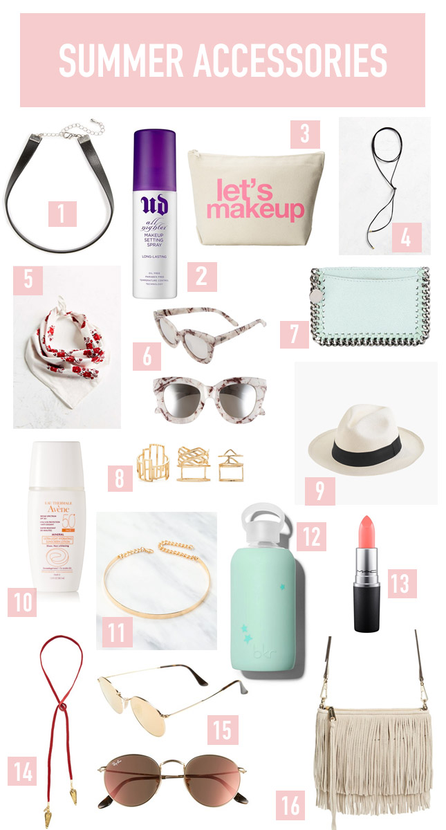 Summer Accessories – THIRTEEN THOUGHTS
