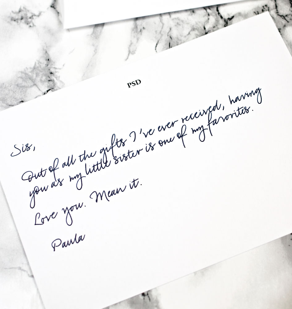 Gratitude & Thoughtfulness: saying “thank you” to someone you love ...